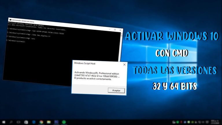 Cómo activar Windows 10 con CMD de forma rápida y sencilla