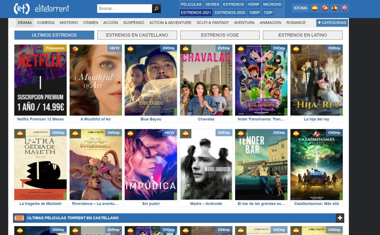Cómo descargar en EliteTorrent